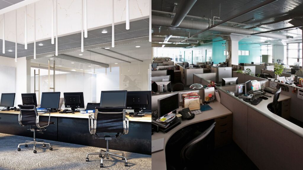 Cleaning Strategies for Open Offices vs. Offices with Partitions | Busy Bee